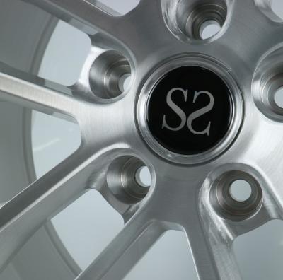 China 21 inch customized size brushed replica polished 1 piece forged wheel rims for sale
