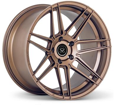 Chine 1-piece a forgé le monoblock de roues l'alliage d'aluminium en bronze que noir a forgé l'accord et l'OEM 5x139.7 5x120 pour Dodge Ram à vendre