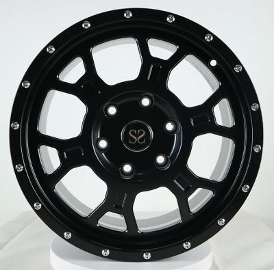 Chine 19" 1 morceaux ont forgé des roues d'Off Road, les roues faites sur commande de toundra de Toyota annotent noir pour le Toyota Land Cruiser à vendre