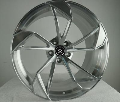 Chine Les roues forgées 1 par morceau faites sur commande des jantes de brosse de 19 pouces pour la voiture de caïman de Porsche 718 borde 5x130 fait d'alliage 6061-T6 d'aluminium à vendre