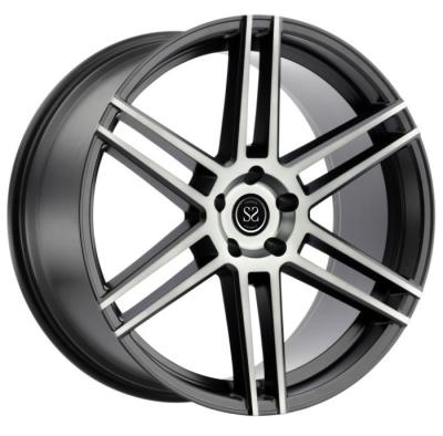 Chine Pouces 1-PC fait sur commande noir de lustre 21 ont forgé des jantes de voiture pour les jantes 5x112 5x130 d'Audi RS7 6061-T6 à vendre