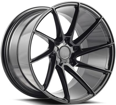 Chine Noir fait sur commande de lustre 20 et 21 pouces 1 - le morceau a forgé des roues avec PCD 5x130 pour Porsche 91111 à vendre