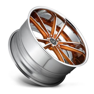 중국 매트는 아우디 S8을 위해 맞춘 2 부분 단조 휠 21x9 5x112를 갈변시킵니다 판매용