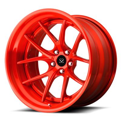 Cina L'automobile d'argento su misura del PC 2 borda 18 19 20 21 22 23 pollici per Lamborghini, Ferrari, Toyota, Nissan, Audi, Porsche, in vendita