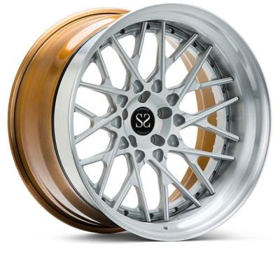 Chine L'alliage d'aluminium d'A6061 T6 a balayé trois morceaux a forgé les roues 22Inches 5x114.3 à vendre