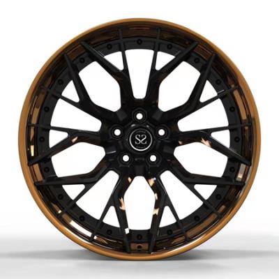 中国 M6 2部分のための磨かれた青銅色20x11縁はアルミニウム車輪のブランクを造った 販売のため