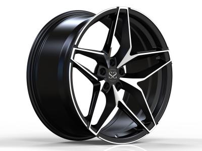 China Black Machined 20 Inch Monoblock 1 Piece Forged Wheel For Alfa Romeo Car Rims for sale