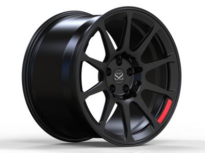 Matte Black Monoblock Forged Car Wheels 20 Inch For Audi R8 Aluminum Alloy Rims