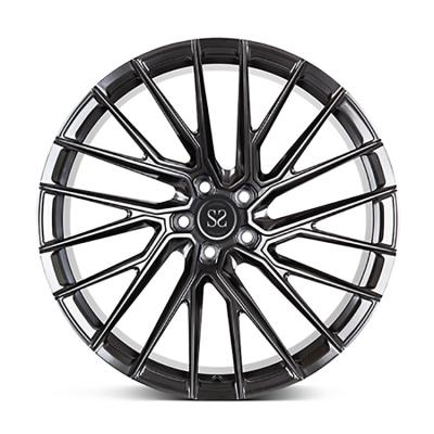 Chine L'ajustement pour BMW M3 5x112 5x120 1-PC que fait sur commande a forgé des roues d'alliage a chancelé 18 19 et 20 pouces annotent noir à vendre