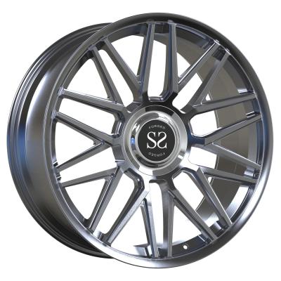 China Geborsteld 1 Stuk Gesmede Monoblock rijdt 24 Duim Gewankelde ESCALADE-Autoranden for sale