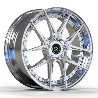 China Polish 22 Inch Ferrari Forged Wheels 2-PC Rims 5x120 for sale