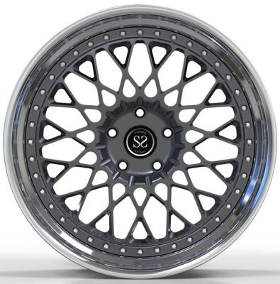 中国 6061-T6注文の造られた合金は5x112マット ポーランドのメルセデスCLS63に縁を付ける 販売のため