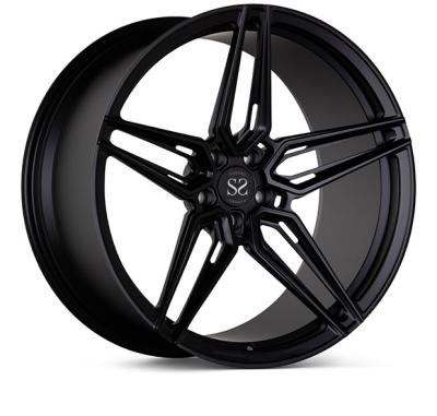 Китай Чернота лоска колес 24inch Vossen 1 части выкованная стилем для роскошных оправ автомобиля продается
