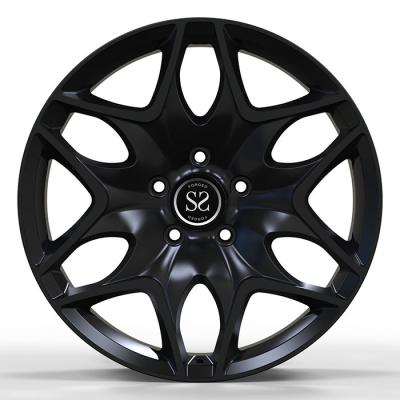 China SSJK10145 Gloss Black Machined 1-PC Forged Wheels 22 Inches For Lexus LX570 for sale