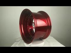 2-PC Red Rim