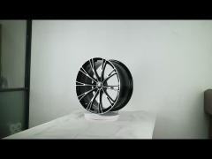 Gloss Black Diamond Machined Face 18