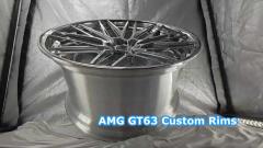 22x10 and 22x12 Polished Custom 2-PC Forged Rims for AMG GT63