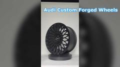 Multi Spokes Satin Black 1-PC Forged Rims 18