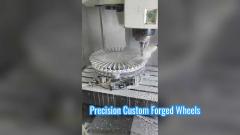 CNC Milling of Multi-Spoke Forged Wheel Center Disc