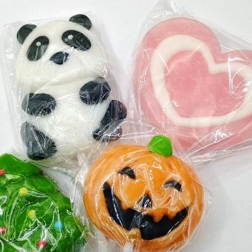 Cina Lollipop a forma divertente per bambini Imbottiti individualmente in vendita