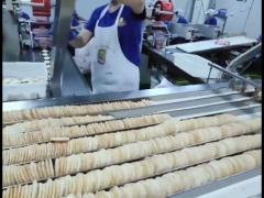 snow sweet rice crackers production line