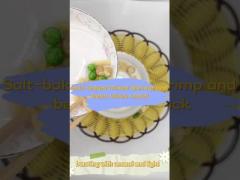 gezouten garnalen en bonensnips snack