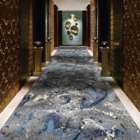 China Lobby Wall To Wall Woven Axminster Carpet PP Backing With Wool for sale