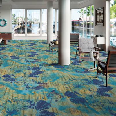 China Wall To Wall Auditorium Nylon Printed Carpet With Stain Resistant for sale