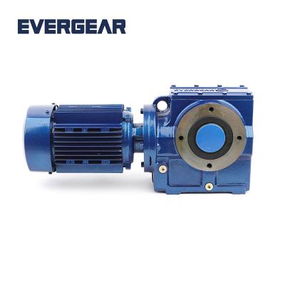 China ESA Series Helical Worm Gear Motor with Hollow Shaft Output 0.18KW-22KW Power Range and 92N.m-4000N.m Torque for sale