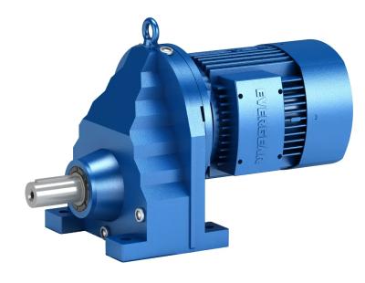 China ERX series Single transmission Solid Shaft Inline Helical Gearmotor with Self Ventilated or Forced Ventilation Coolingmethod Providing Stable and Operation for sale