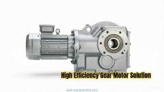 High Efficiency Helical Bevel Gear Motor for Industry