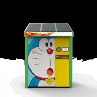 China RVM-2104 Solar Reverse Vending Machine with 1000 Bottle Capacity and Mobile Charging for Outdoor Recycling for sale