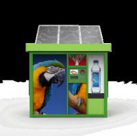 China RVM-2103 Solar Powered Reverse Vending Machine with 1000 Bottle Capacity and Barcode Recognition for sale