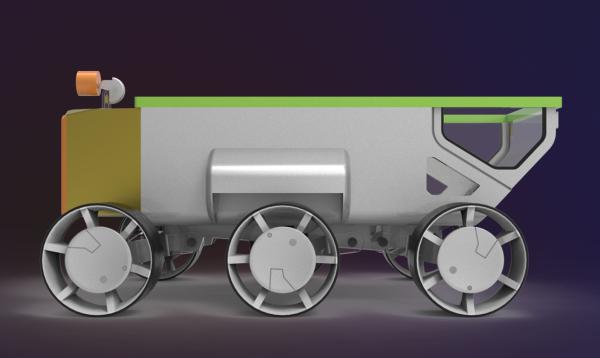 16% Slope Self Driving Autonomous Delivery Robots 48Vdc