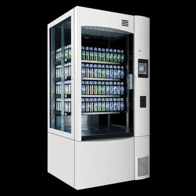 China Recycle Bedding Soft Drop Systems Bottle Reverse Vending Machine for Glass Bottle and Optional Refrigerator for sale