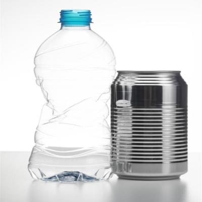 China Recycling Made Easy with Compact Plastic Bottle and Metal Can PET Materials for sale