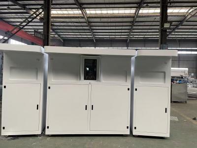 China Outdoor 4 in1 combo Reverse Vending Machine for Cartons, Textiles, Smart Electronics, Recycling, AI powered for sale