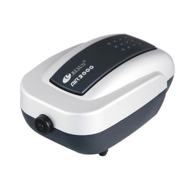 China Stored Resun AIR-2000 Aquarium Energy Saving Pump Silent Oxygenation Compressor For Fish Tank for sale