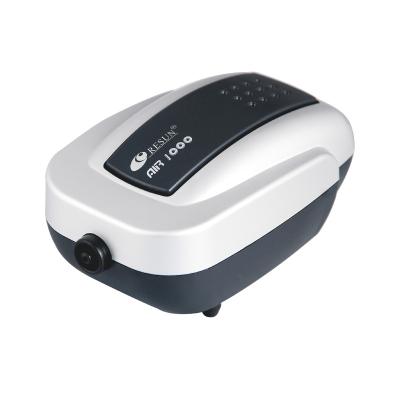 China RESUN AIR-1000 2W Small Powerful Atmospheric Pressure and Air Circulation Household Compressor for Fish Tank Aquarium for sale