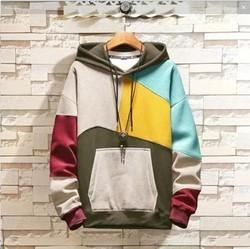 Cina Superdimensioni Sublimazione Peso pesante 60% cotone Moletons con cappuccio Stringa di tiro Colorblock Taglio pannello Uomini maglietta in vendita