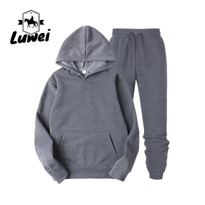 Cina Custom Felpe Con Cappuccio Bluzy Bulk Premium Blank Oversized Cut And Sew Pantaloni da ginnastica pesanti e Hoodie Set in vendita