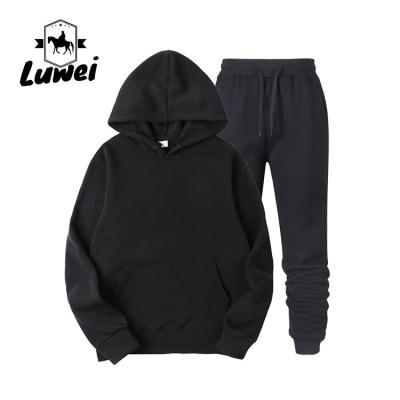 Cina Custom Felpe Con Cappuccio Bluzy Bulk Premium Blank Oversized Cut And Sew Pantaloni da ginnastica pesanti e Hoodie Set in vendita