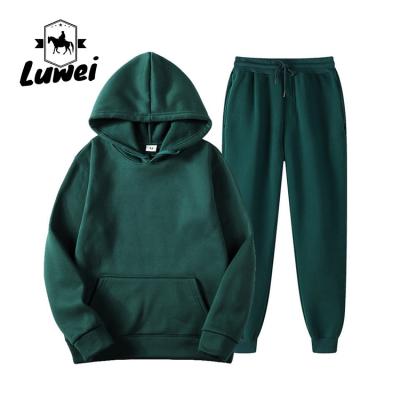 Cina Custom Felpe Con Cappuccio Bluzy Bulk Premium Blank Oversized Cut And Sew Pantaloni da ginnastica pesanti e Hoodie Set in vendita