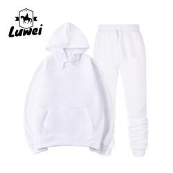 Cina Custom Felpe Con Cappuccio Bluzy Bulk Premium Blank Oversized Cut And Sew Pantaloni da ginnastica pesanti e Hoodie Set in vendita