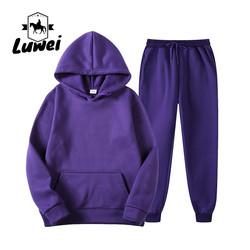 Cina Custom Felpe Con Cappuccio Bluzy Bulk Premium Blank Oversized Cut And Sew Pantaloni da ginnastica pesanti e Hoodie Set in vendita