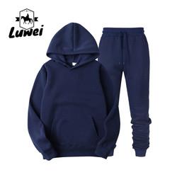 Cina Custom Felpe Con Cappuccio Bluzy Bulk Premium Blank Oversized Cut And Sew Pantaloni da ginnastica pesanti e Hoodie Set in vendita