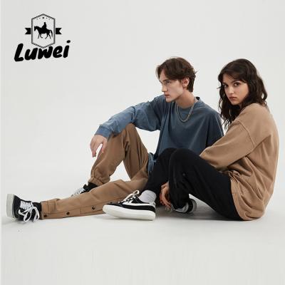 Cina Over Size Unisex Multi Color Fit Soft Plain Gym Pesante 310g Retro 100% di cotone String Black Hoodie Uomo in vendita