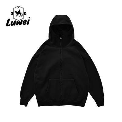 Cina Multi Color Over Size Soft Unisex Gym Drawstring Nero Pullover Maschile 350g Cappuccino di cotone Uomo e Corridore in vendita