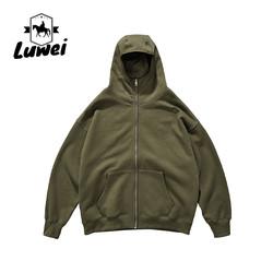 Cina Multi Color Over Size Soft Unisex Gym Drawstring Nero Pullover Maschile 350g Cappuccino di cotone Uomo e Corridore in vendita