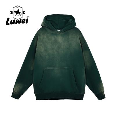 Cina Pull Over Cappuccio di cotone di peso pesante Magliette da copertura di grandi dimensioni Unisex in vendita